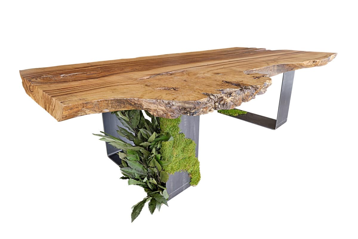 Tavoli in legno con Vegetali Stabilizzati Unique Table | Piante ...